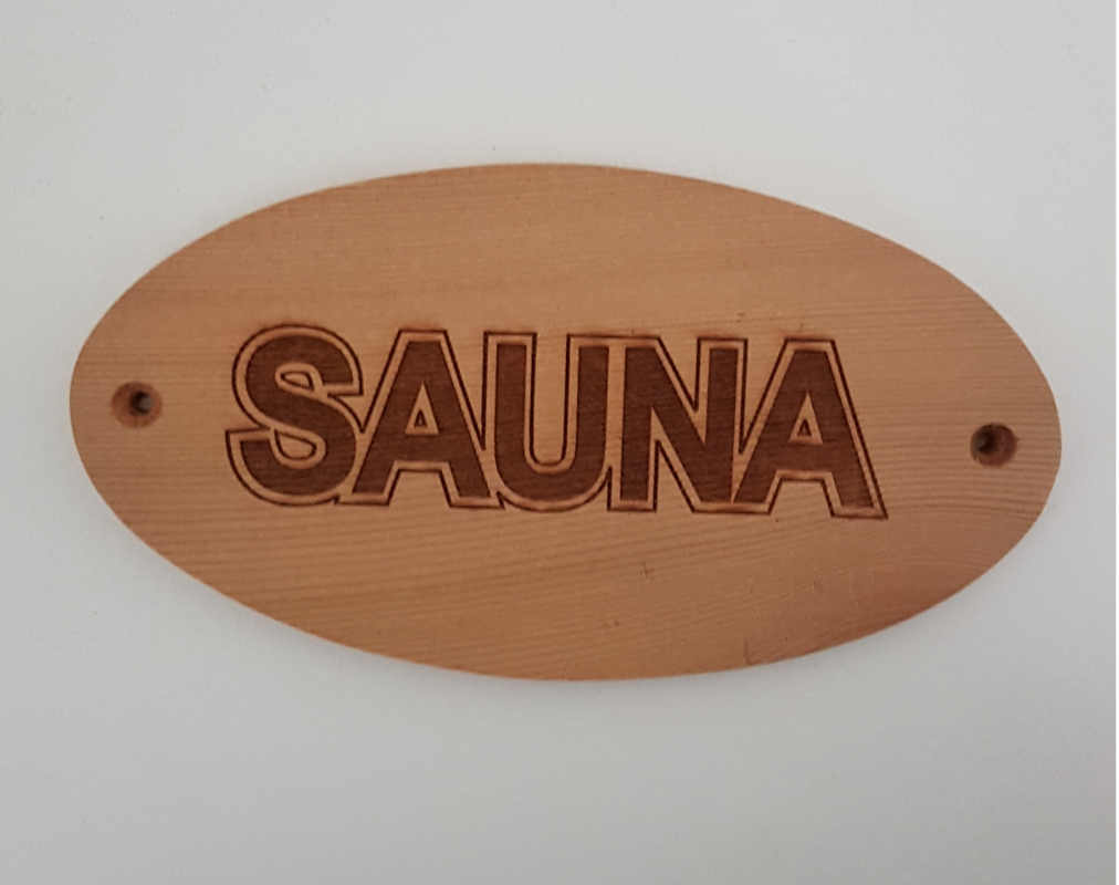 SAUNA SIGN - SAUNA SAWO 950-D - Sauna People