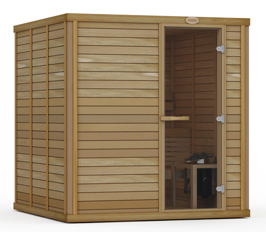 6 PERSON HOME SAUNA – MODEL 2020RL CEDAR - Sauna People