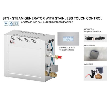 STEAM GENERATOR SET - 6.0kW AUTO DRAIN 1/3 Phase with SEPARATE ...