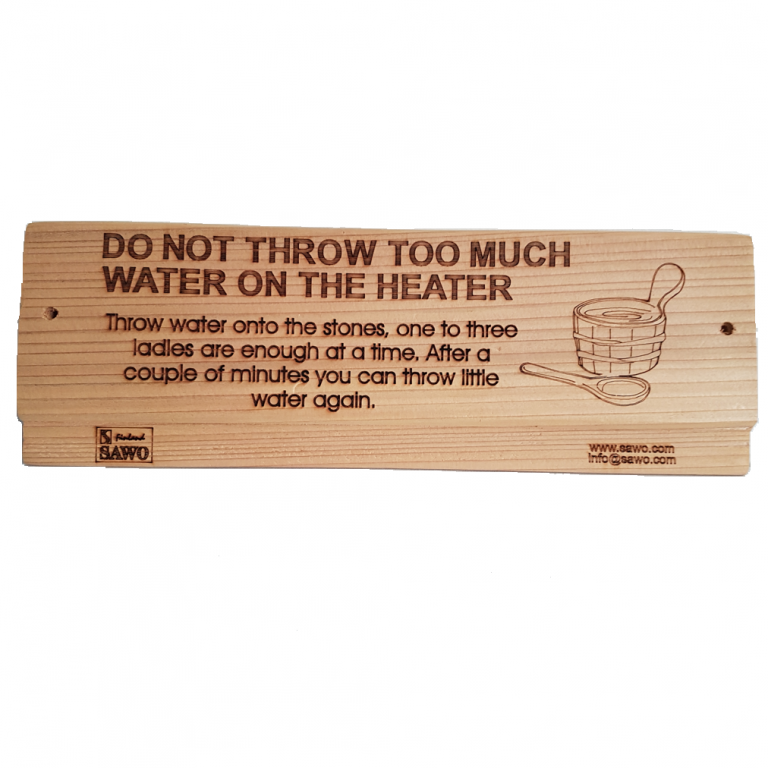 SAUNA SIGN SAWO - Sauna People